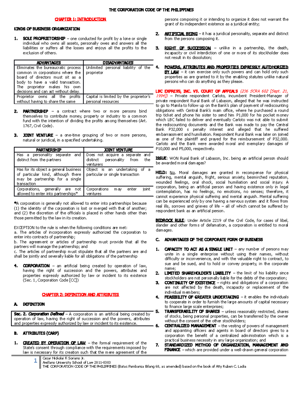 266332879 - law lectures - THE CORPORATION CODE OF THE PHILIPPINES ...
