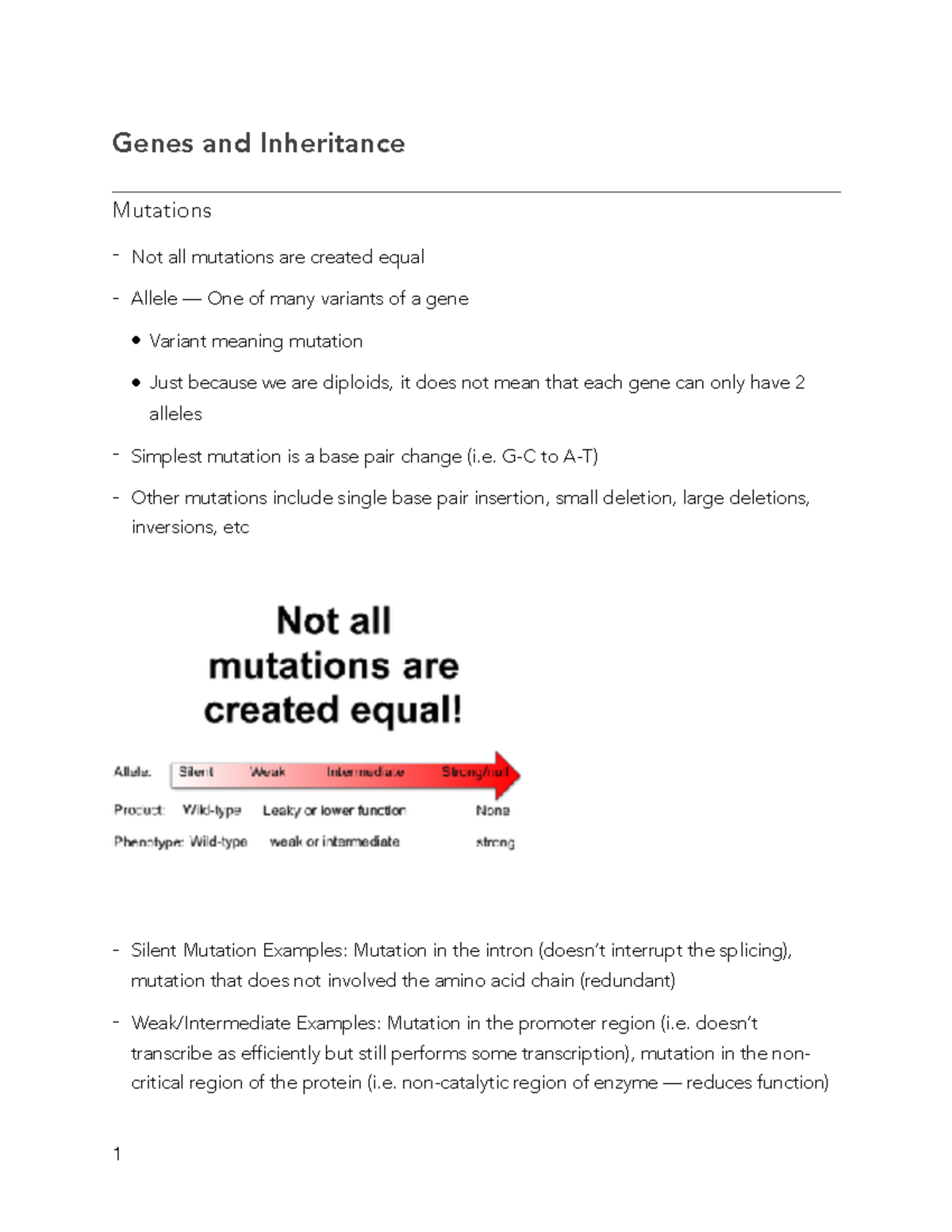 Mendelian and Molecular Genetic - Genes and Inheritance (Lecture 3 ...