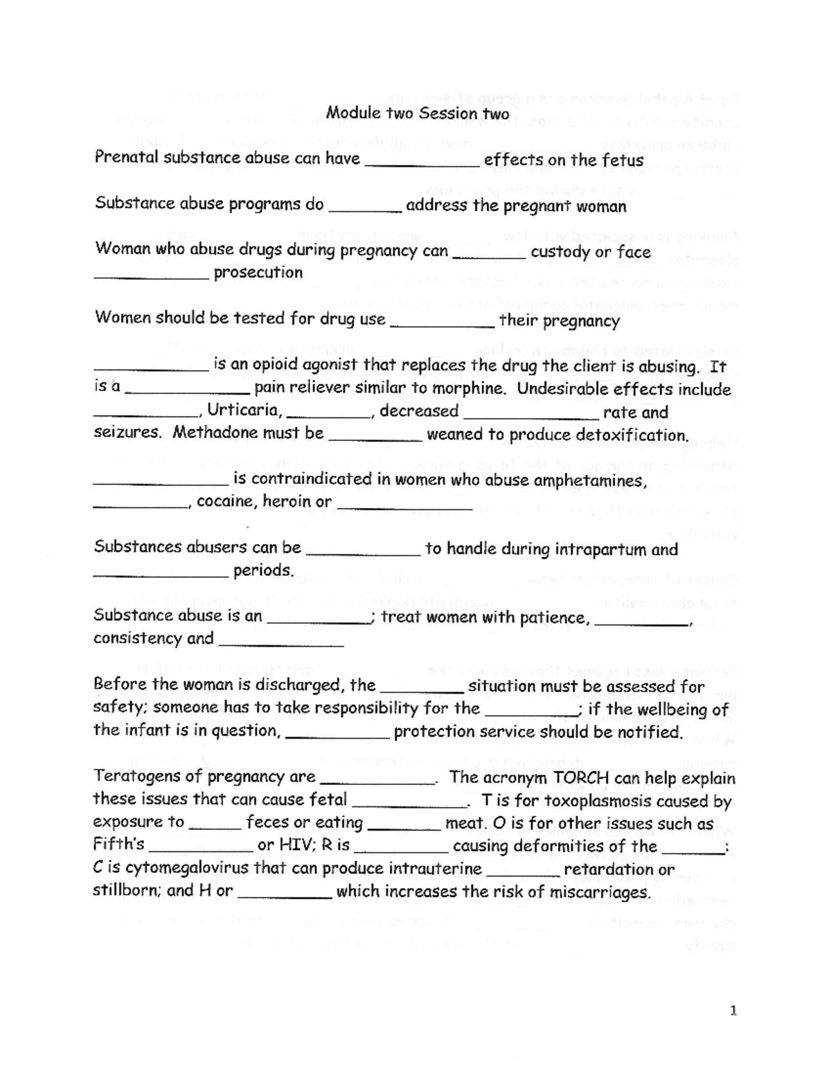 Module 2 Session 2 - Lecture notes 1 - NUR 1020C - Studocu