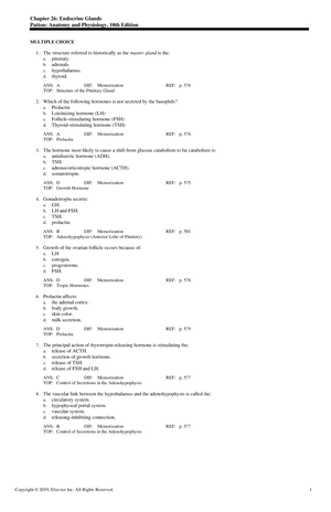 Endocrine system packet - Dr. Paul - ####### G. Hormone Functions ...