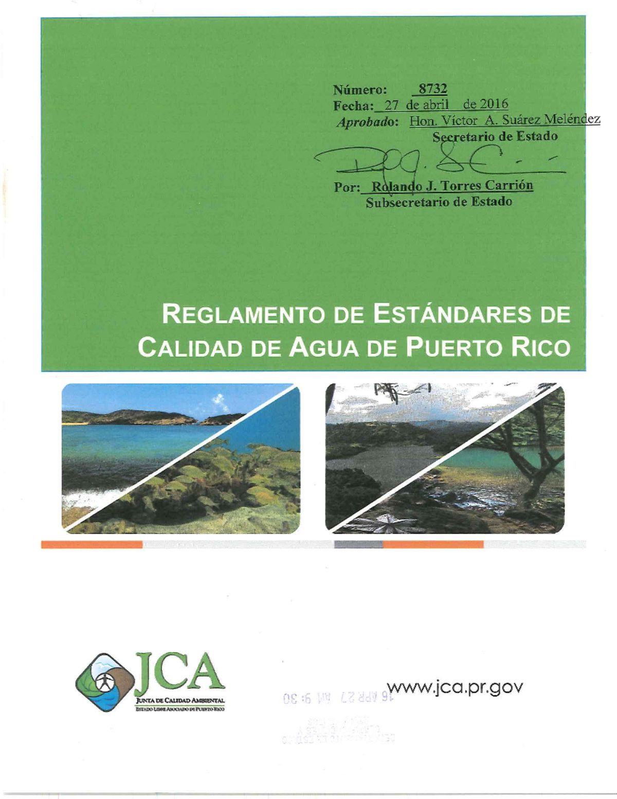 2016 reca-reglamento-de-estc3a1ndares-de-calidad-de-agua-de-puerto-rico ...