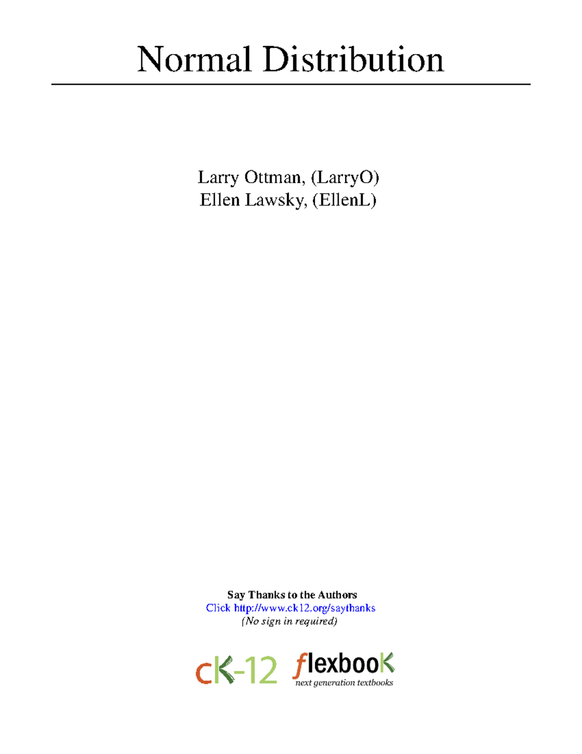 MAT145 UNIT 9 Normal-Distribution CK 12Statistics Notes - Normal ...