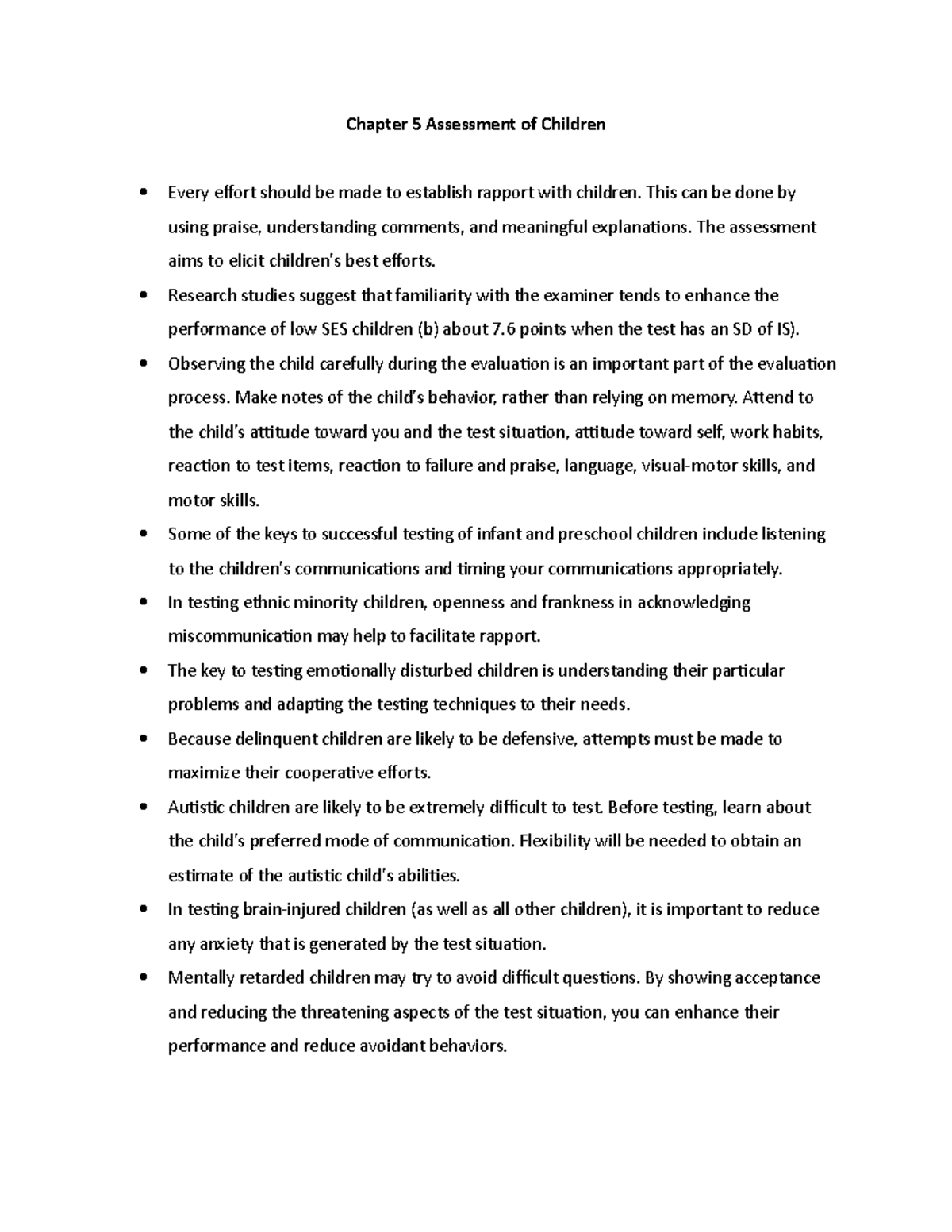 Chapter 5 Assessment of Children - Chapter 5 Assessment of Children ...