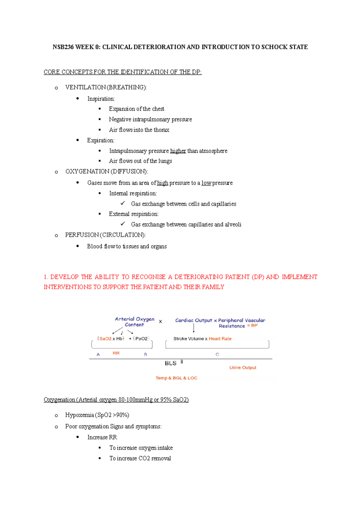 NSB236 WEEK 0 - Lecture Notes Summary For NSB 236 Week 0 - NSB236 WEEK ...