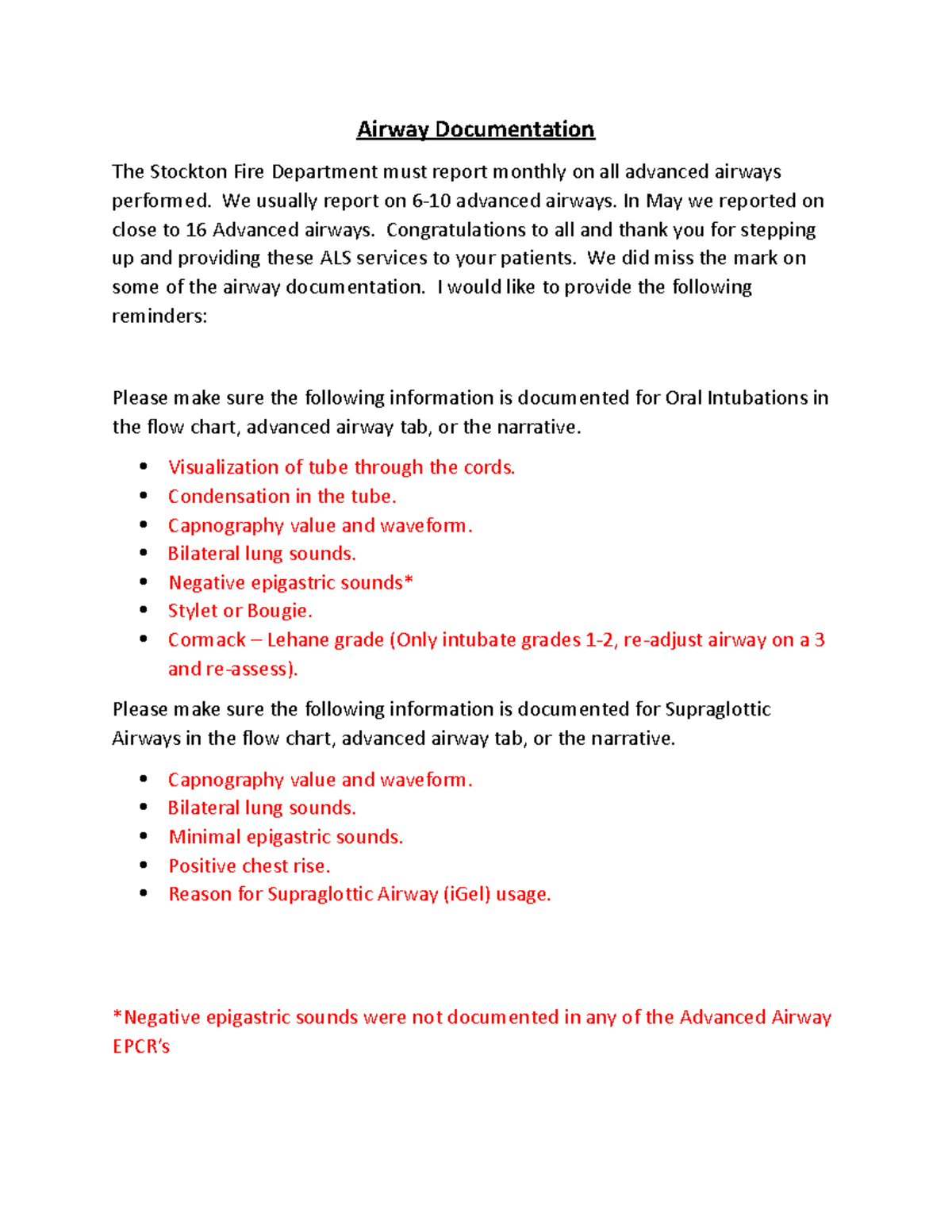 Airway Documentation - anatomy - Airway Documentation The Stockton Fire ...