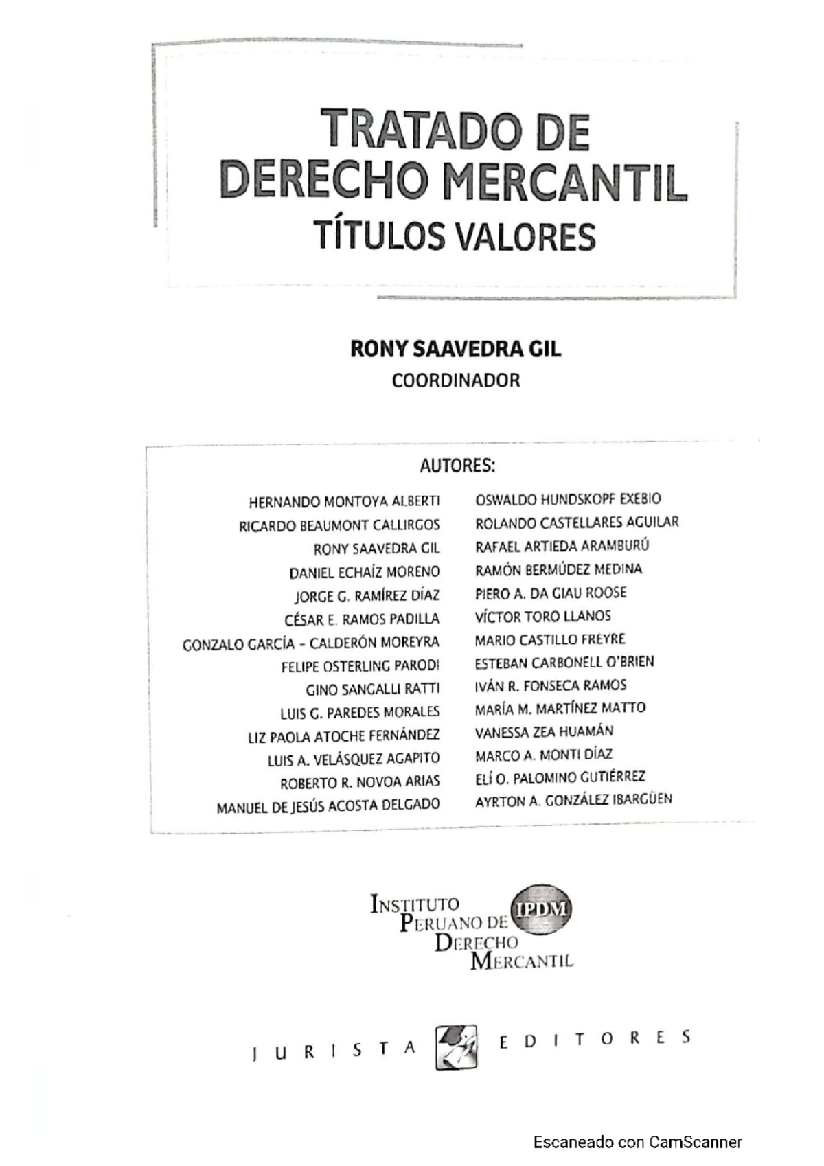 1 Tratado D. Mercantill 47-114 - TRATADO DE DERECHO MERCANTIL TÍTULOS ...