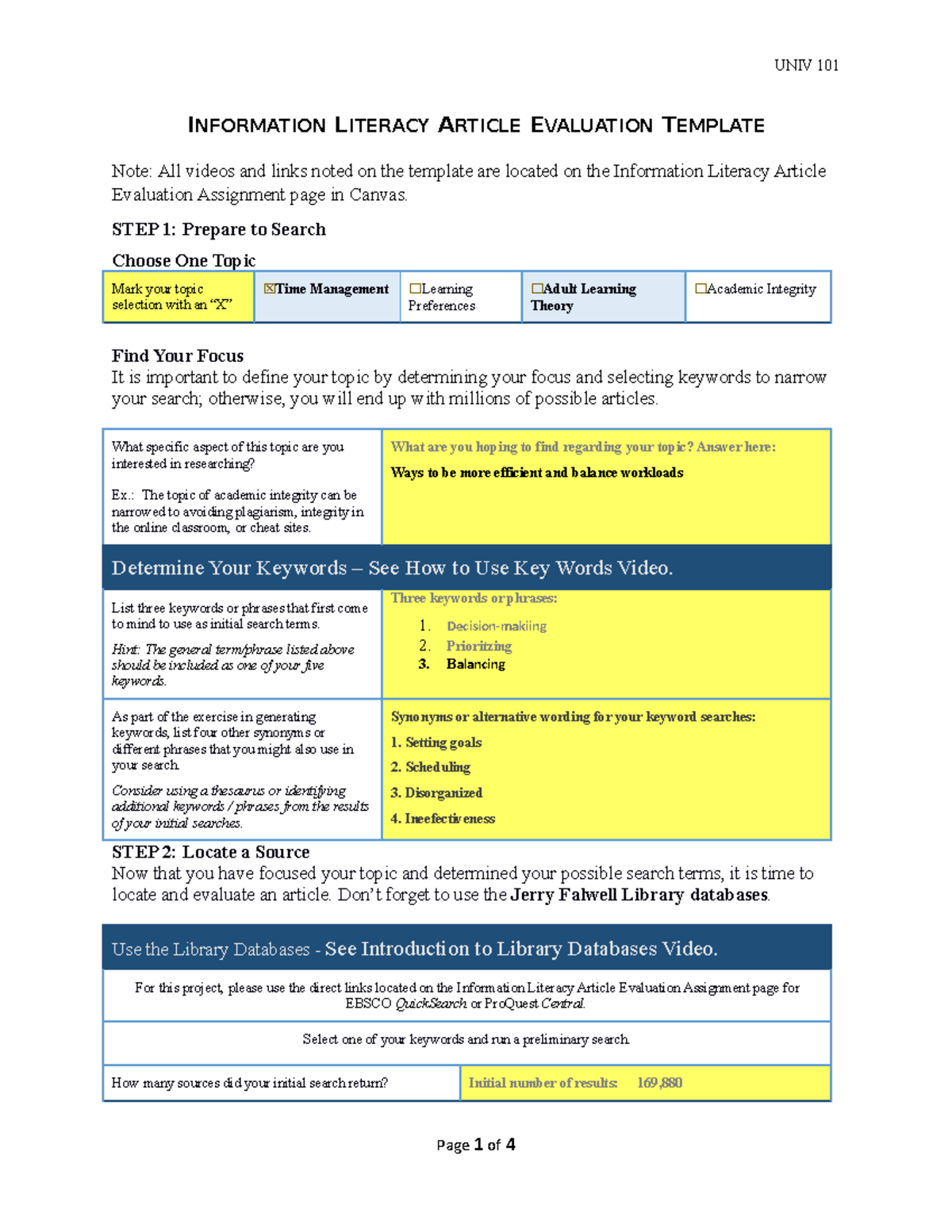12345678 - Literacy assignment - INFORMATION LITERACY ARTICLE ...