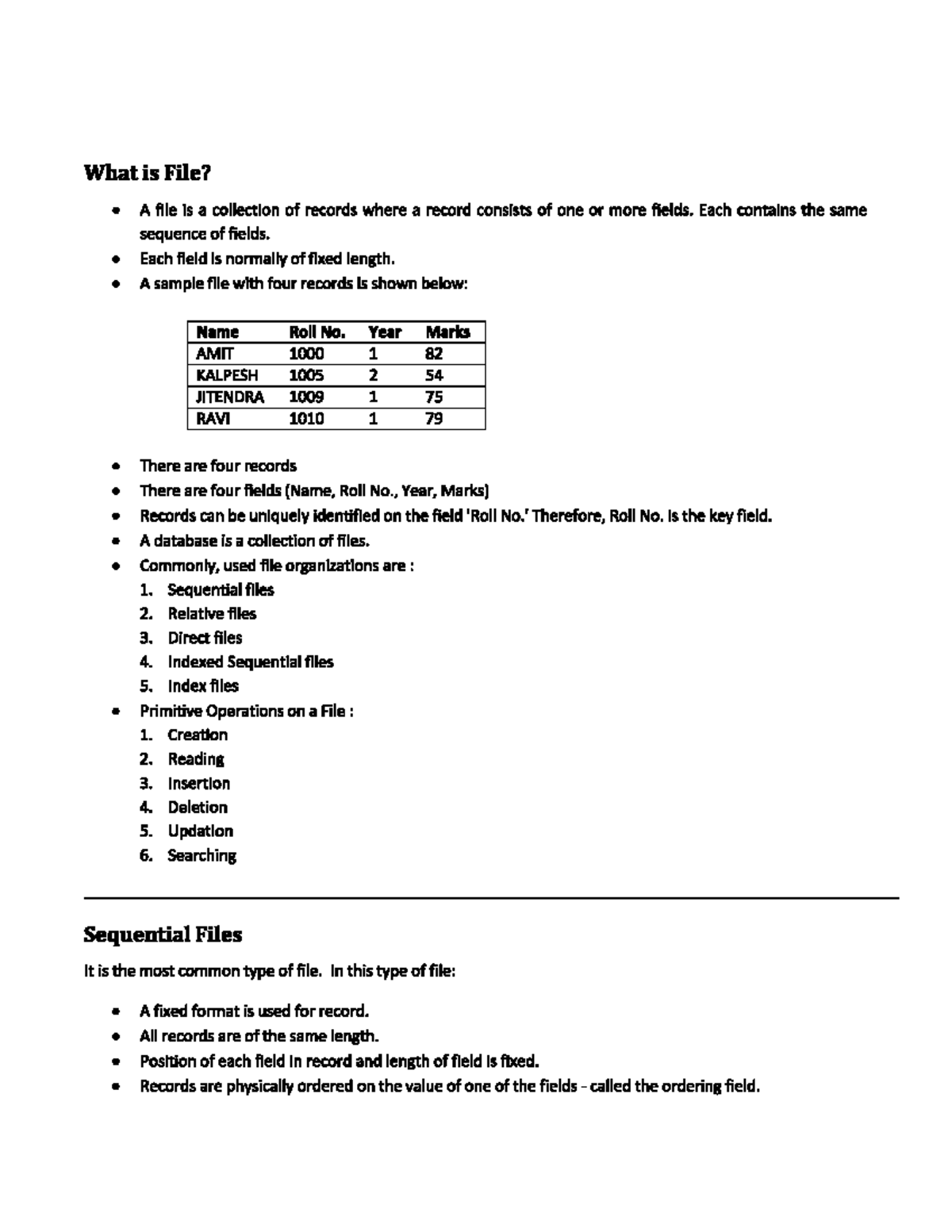 File Management In data structures - ‘C’ Programming & Data Structure - Studocu