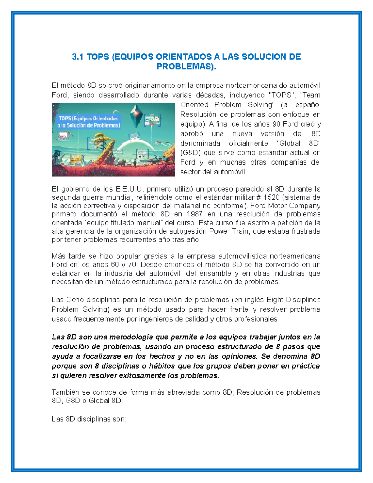 3.1 8D - Gestión de costos - 3 TOPS (EQUIPOS ORIENTADOS A LAS SOLUCION ...