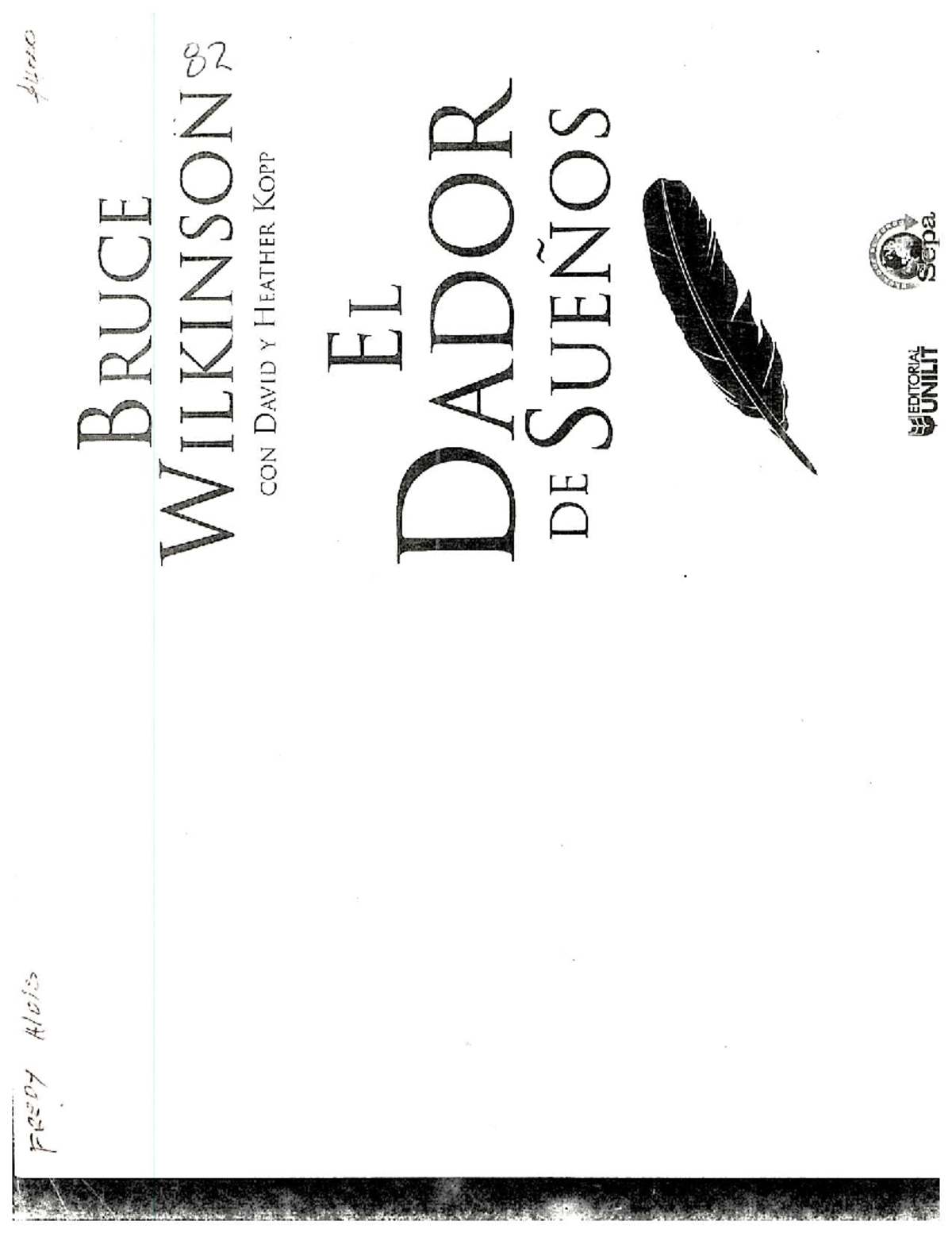 el dador de sueños - Lengua castellana y literatura - Studocu