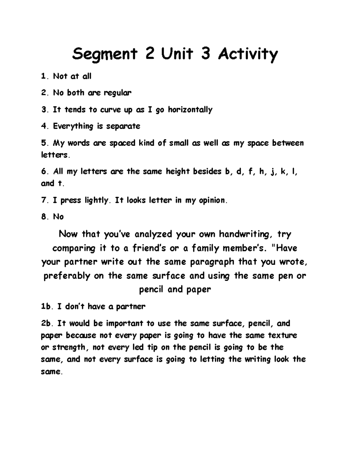 Segment 2 Unit 3 Forensic Science - Segment 2 Unit 3 Activity 1. Not at ...