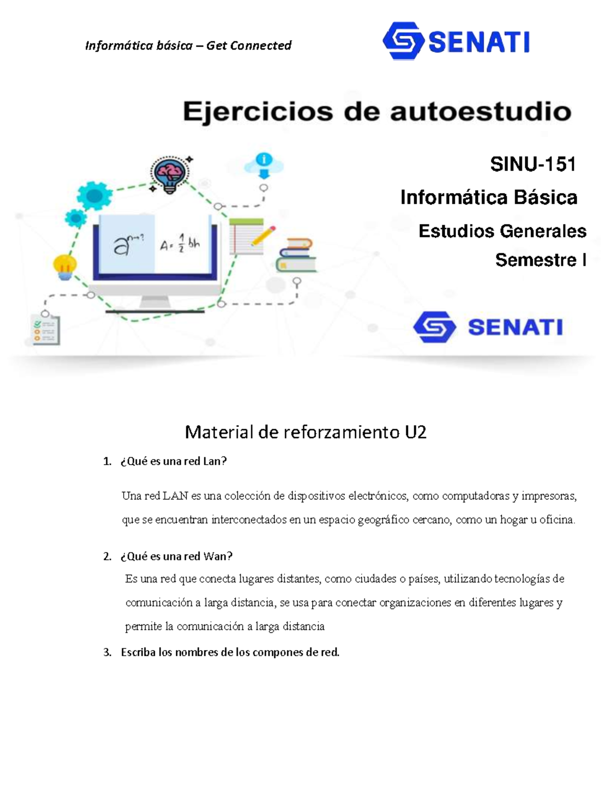 Unidad 2 Tarea Informática Básica Get Connected Material De