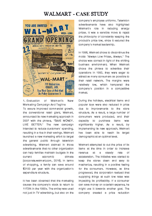 Walmart WACC - Case - doiez - Stud - 9B19N ESTIMATING WALMART’S COST OF ...