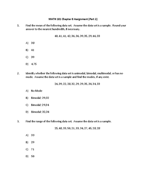 MATH 101 Chapter 9 (Part 2) - MATH 101 Chapter 9 Worksheet (Part 2 ...