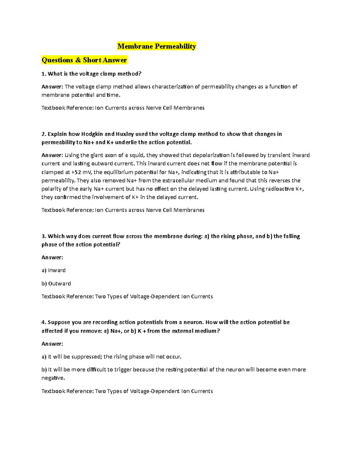 neuroscience-membrane-permeability-questions-short-answer