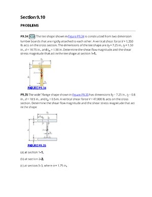 Determining Deflections by Integration of Shear-Force or Load Equation ...