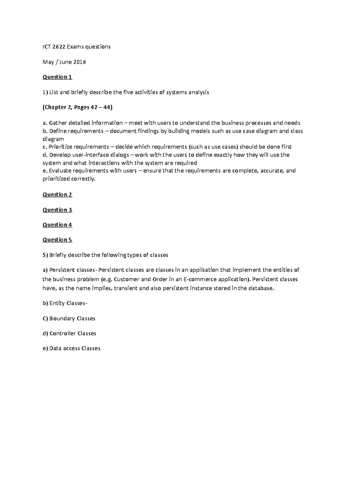 ICT2622-Exams-Questions-1 1723 - ICT 2622 Exams questions May / June ...