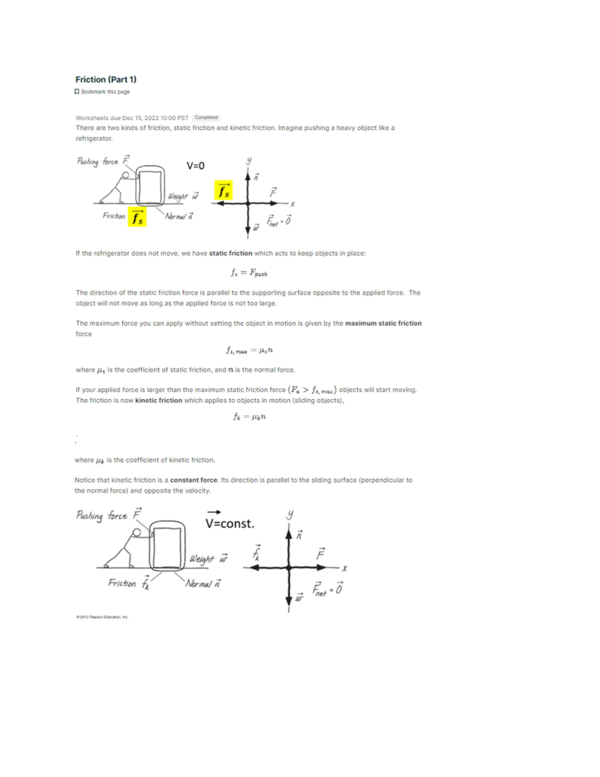 Week 5 Worksheet L12 part 1 - PHYS117 - Studocu