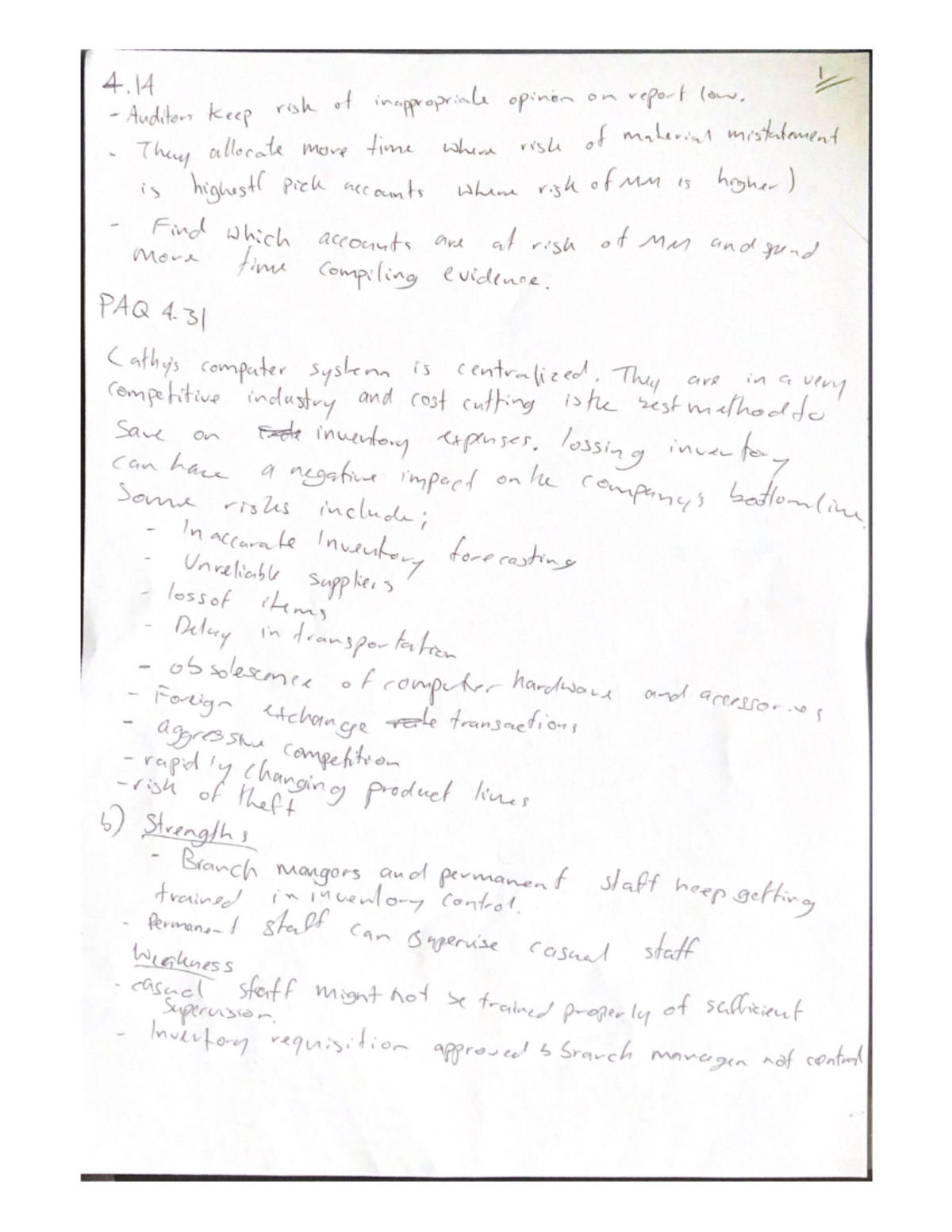 Week 4 AAS - Practice Material - 200535 - Studocu