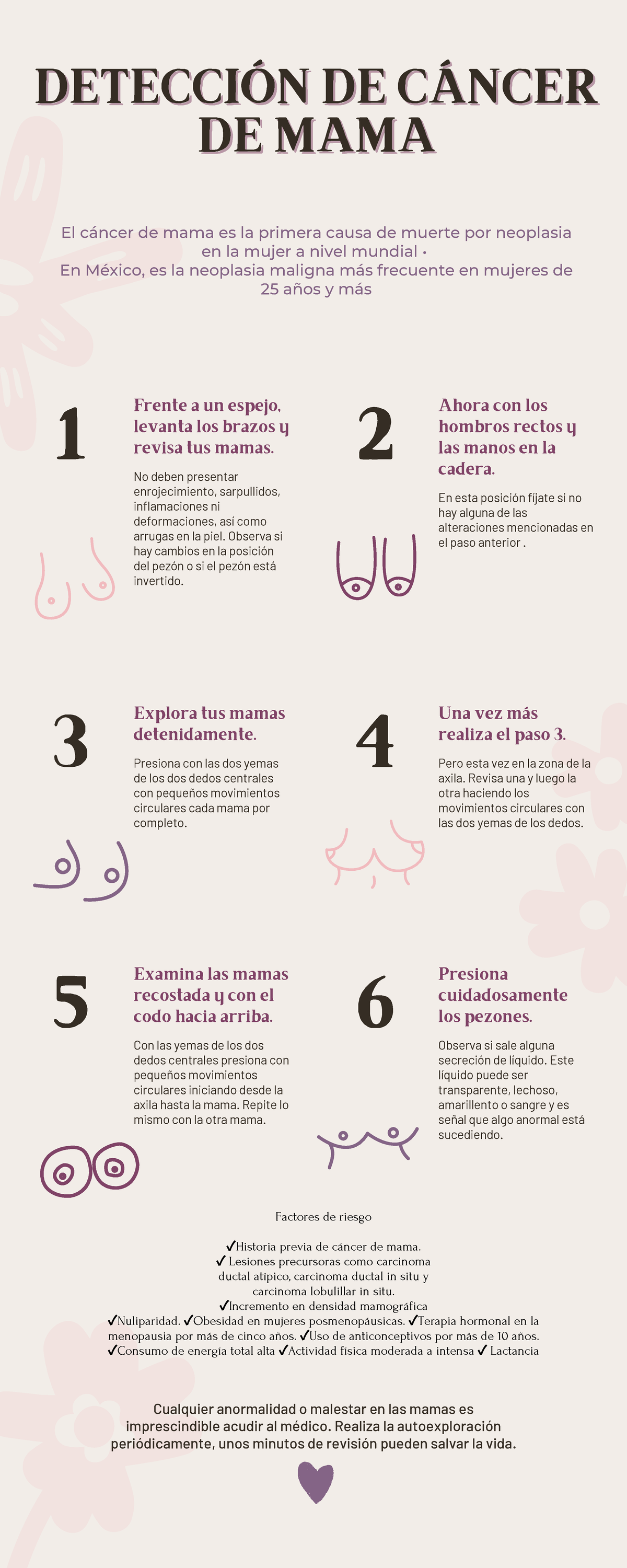 DeteccióN DEL Cancer DE MAMA- PASOS DE DETECCIÓN - DETECCIÓN DE ...