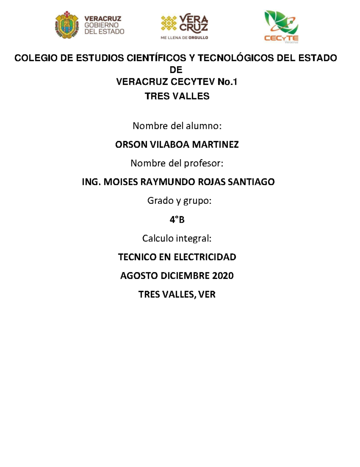 Area abajo una curva - Orson Vilaboa Martinez 5°B - COLEGIO DE ESTUDIOS ...