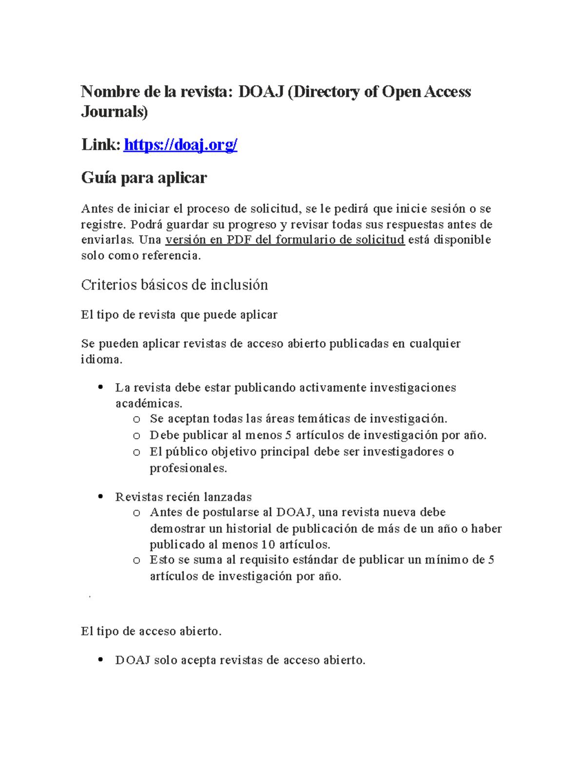 DOAJ- Revista-Retamozo Vilca, Yuan Raymond - Nombre de la revista: DOAJ ...