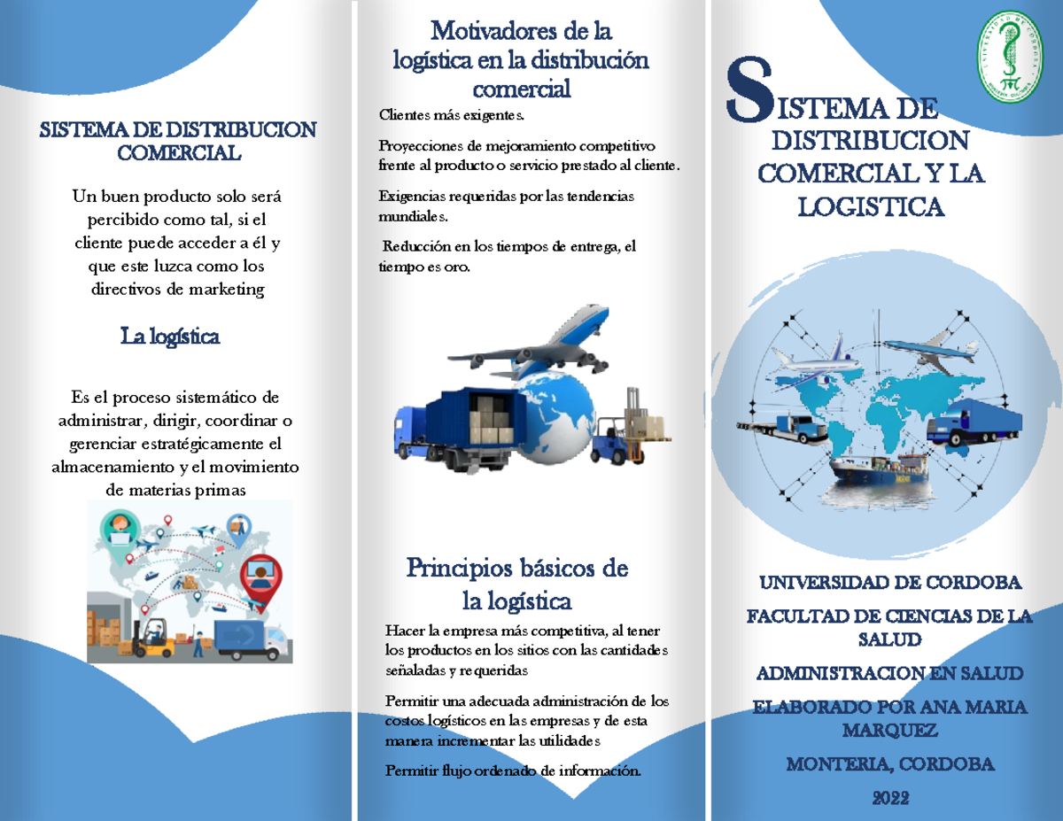 Triptico gestion de mercado - S ISTEMA DE DISTRIBUCION COMERCIAL Y LA ...