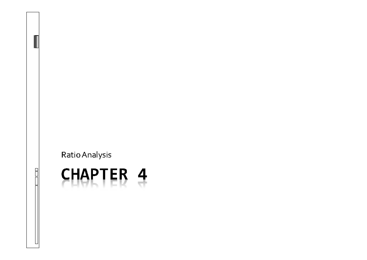 Chapter 4 Ratio Analysis - Accounting - Studocu