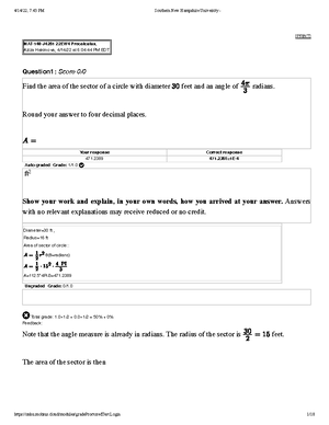 MAT 140 4-2 Module Four Problem Set Gradebook - Page: 1 of 1 Rows: 1 ...