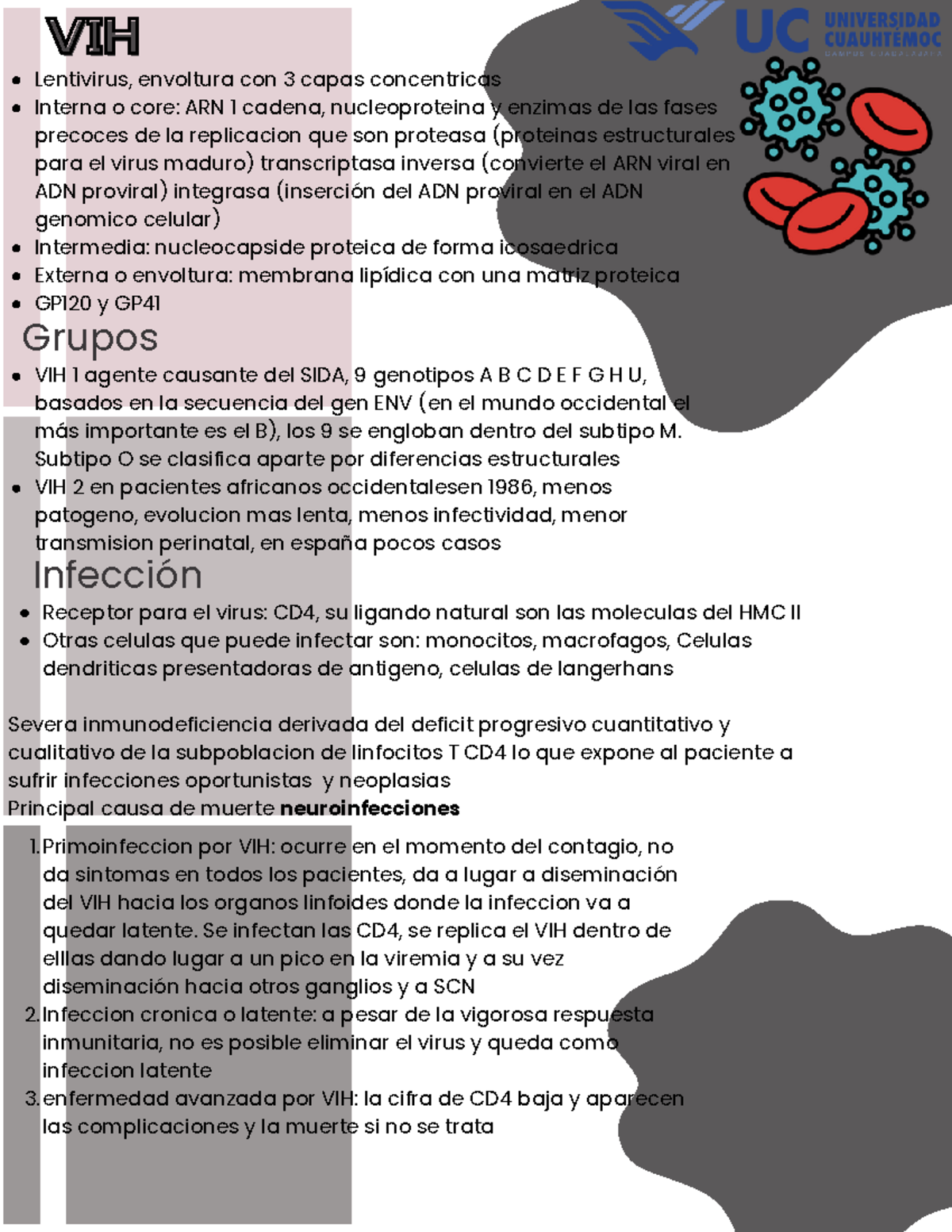 VIH - informacion sobre VIH - Lentivirus, envoltura con 3 capas ...