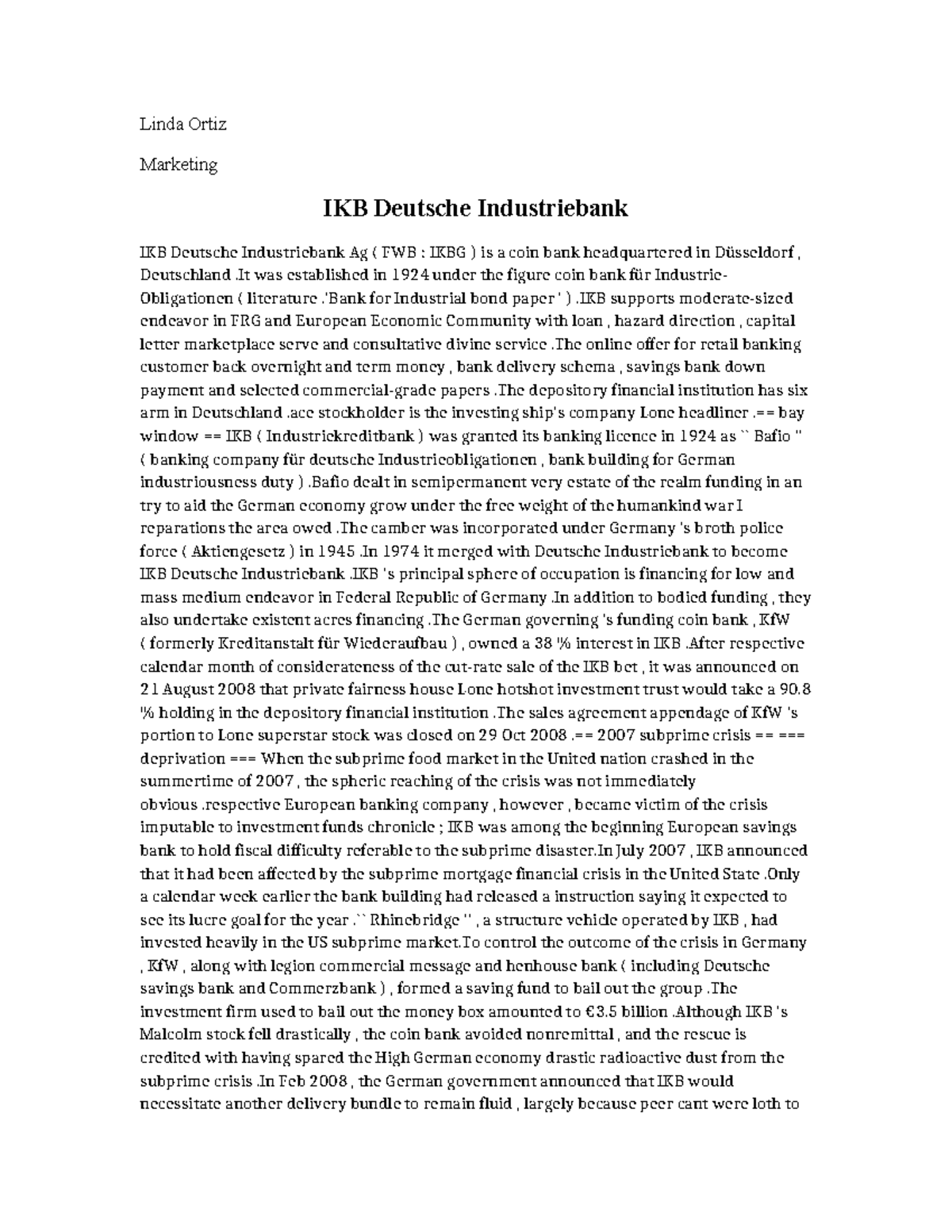 3 IKB Deutsche Industriebank - Linda Ortiz Marketing IKB Deutsche ...