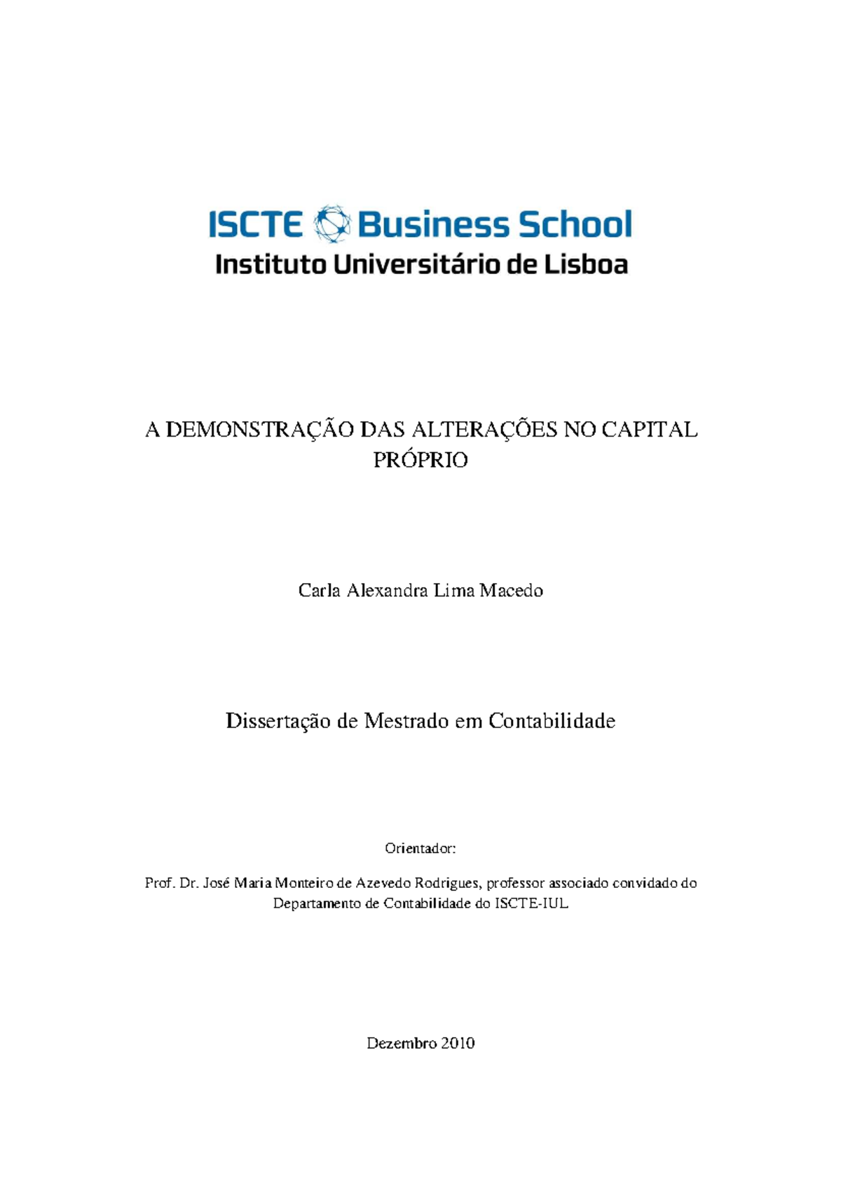 Dissertação - DACP - Carla Macedo - A DEMONSTRAÇÃO DAS ALTERAÇÕES NO ...