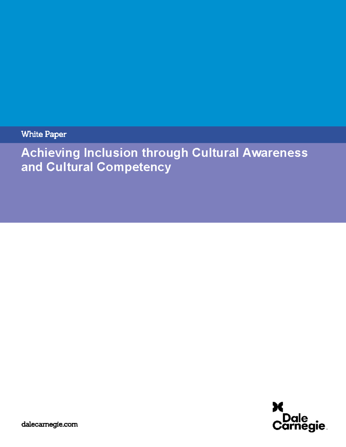 Achieving Inclusion through Cultural Awareness and Cultural Competency ...