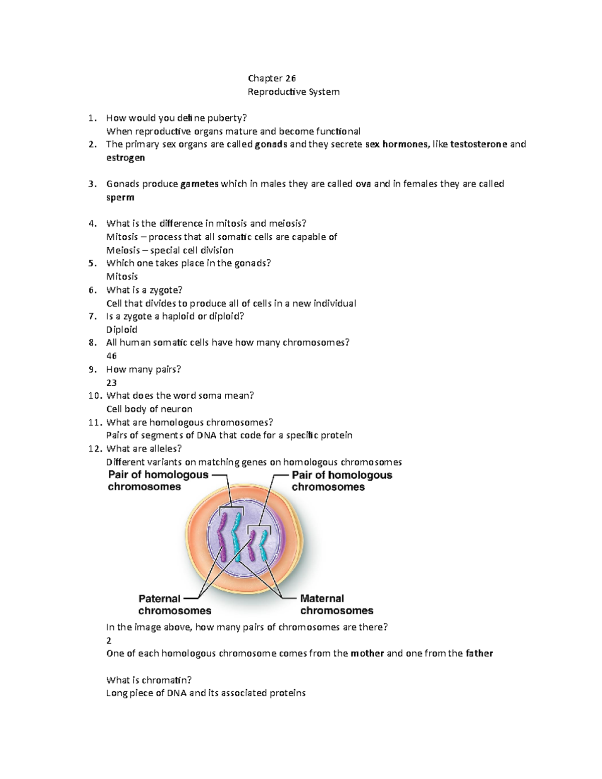 Male Reproductive System Concept Guide Ch. 26 - BIOS 2320 - MCC - Studocu