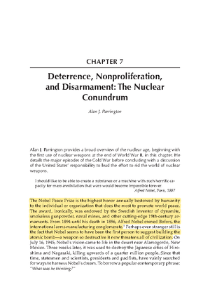 08 deterrence and compellence - Introduction to International Relations ...