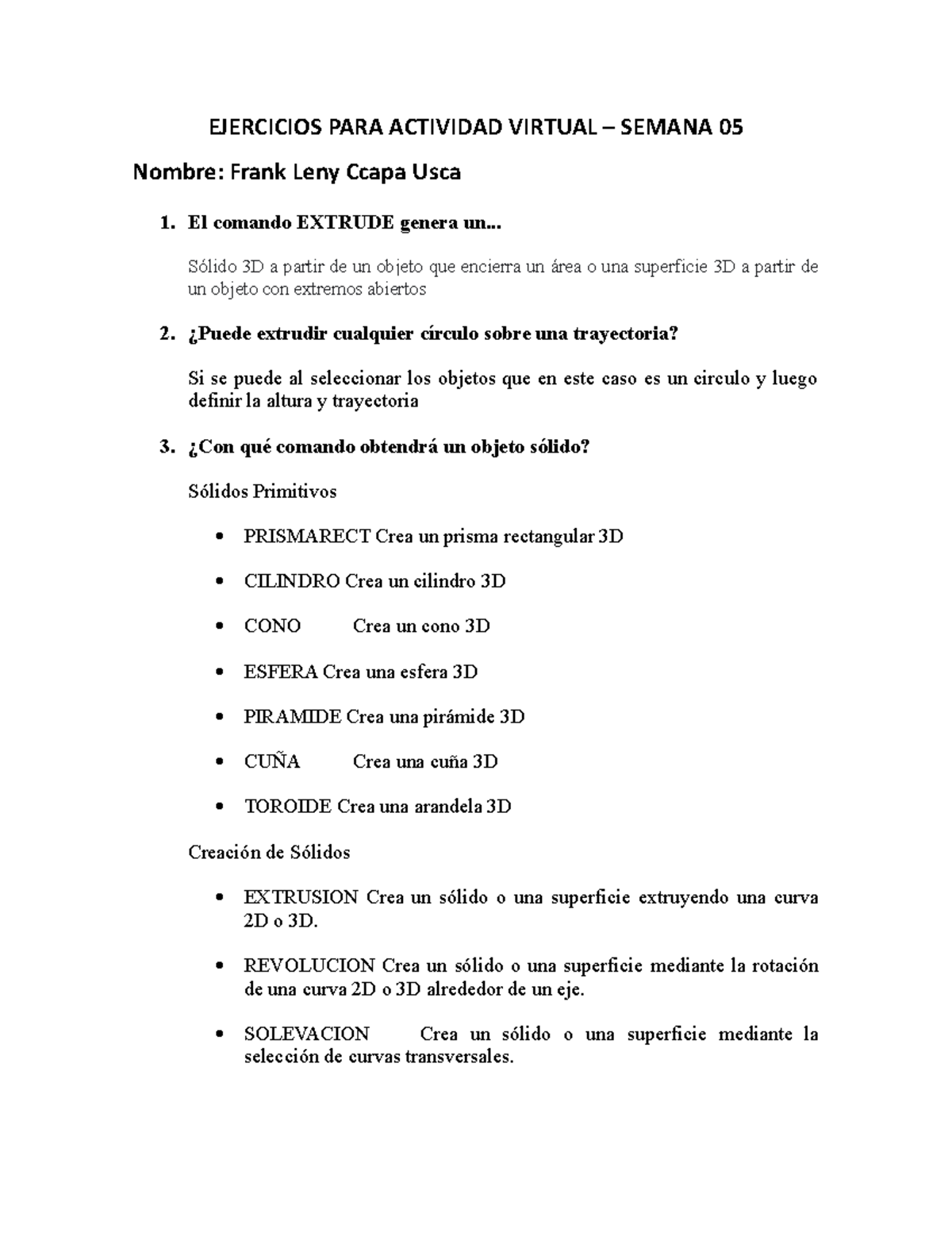 U2 S5 Ejercicios para la Actividad Virtual - EJERCICIOS PARA ACTIVIDAD ...