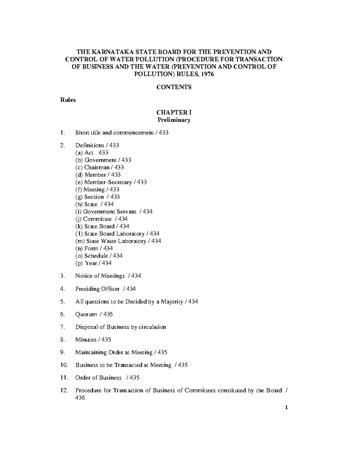 Karnataka Water Rules - THE KARNATAKA STATE BOARD FOR THE PREVENTION ...