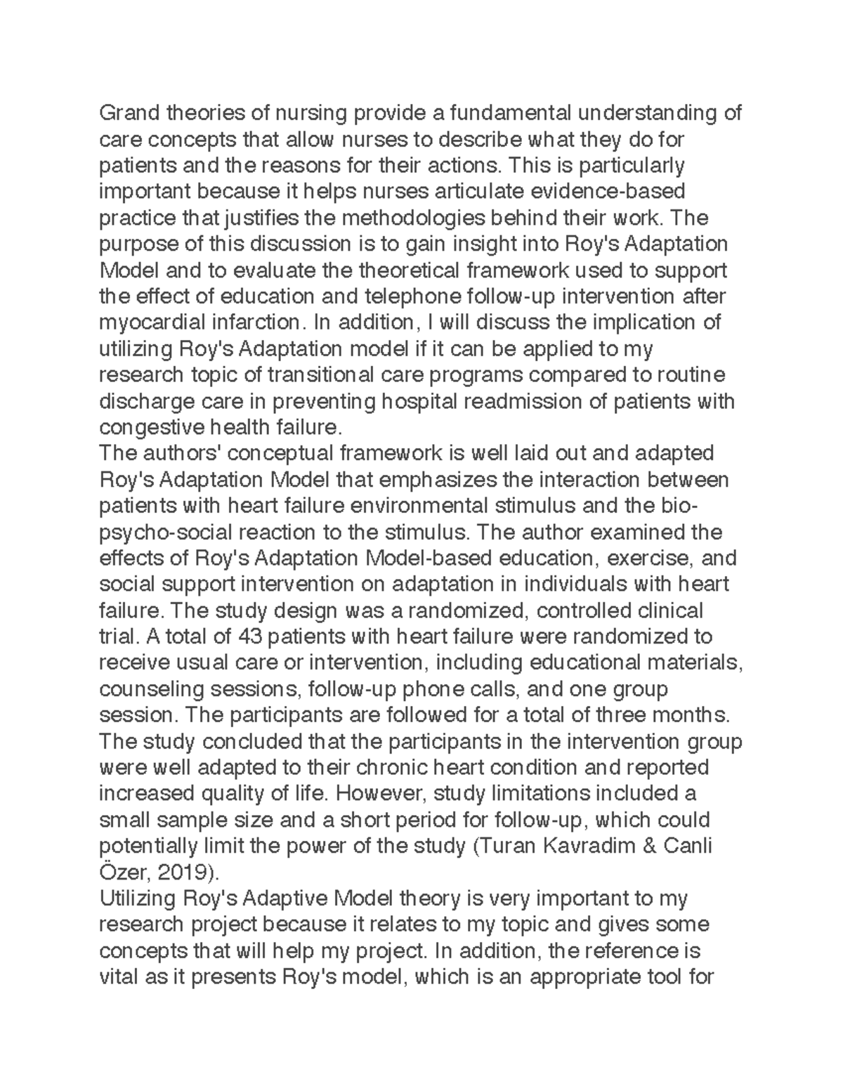 Grand Theories in Nursing - Grand theories of nursing provide a ...