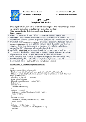 Corriger-Examen technologie web-2023 - Corriger Examen “Technologies ...