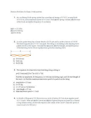 Phy 223 Exam 1 answers - PHY 223 - Studocu