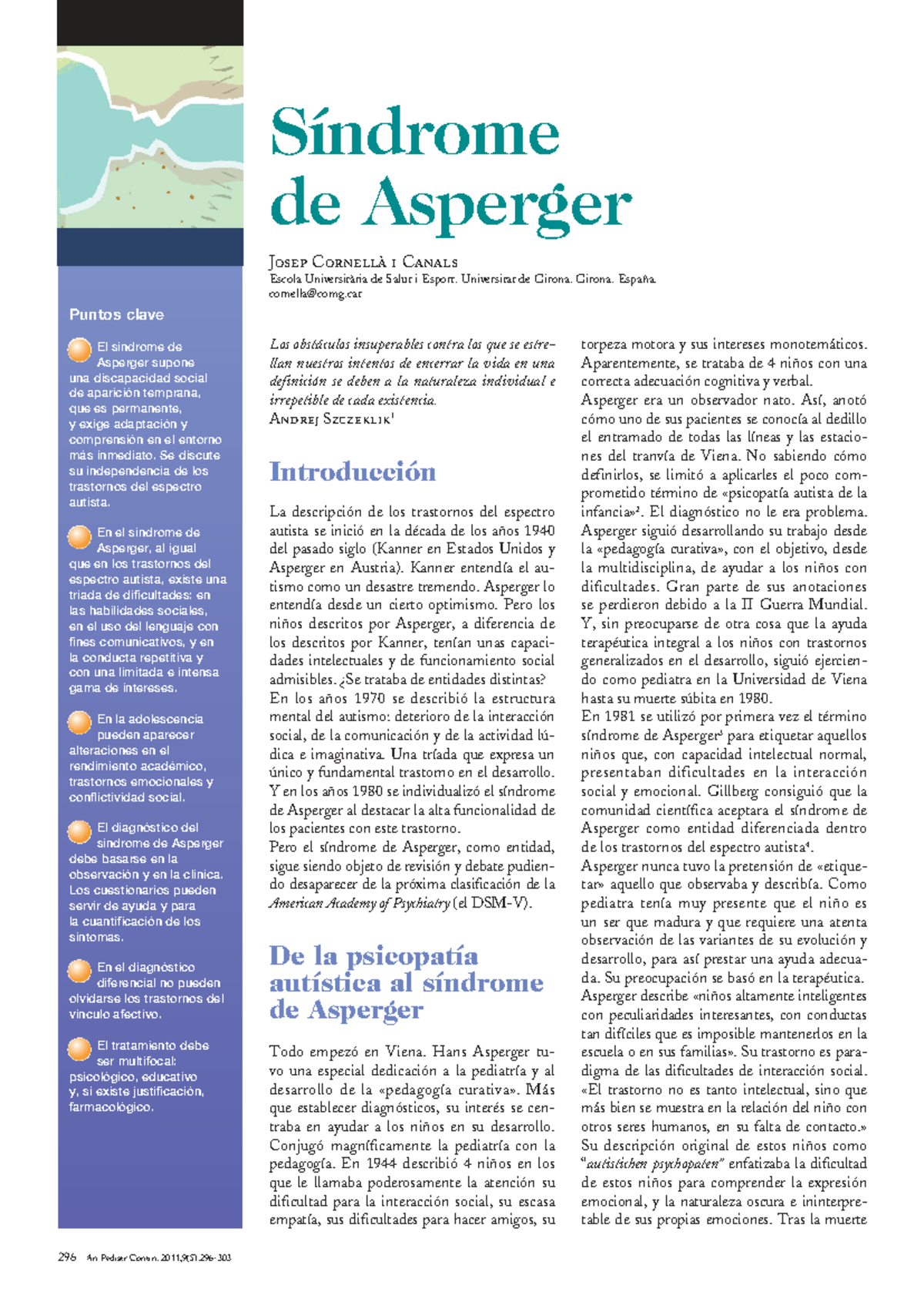 Síndrome de Asperger - Síndrome de Asperger ####### Josep Cornellà i ...
