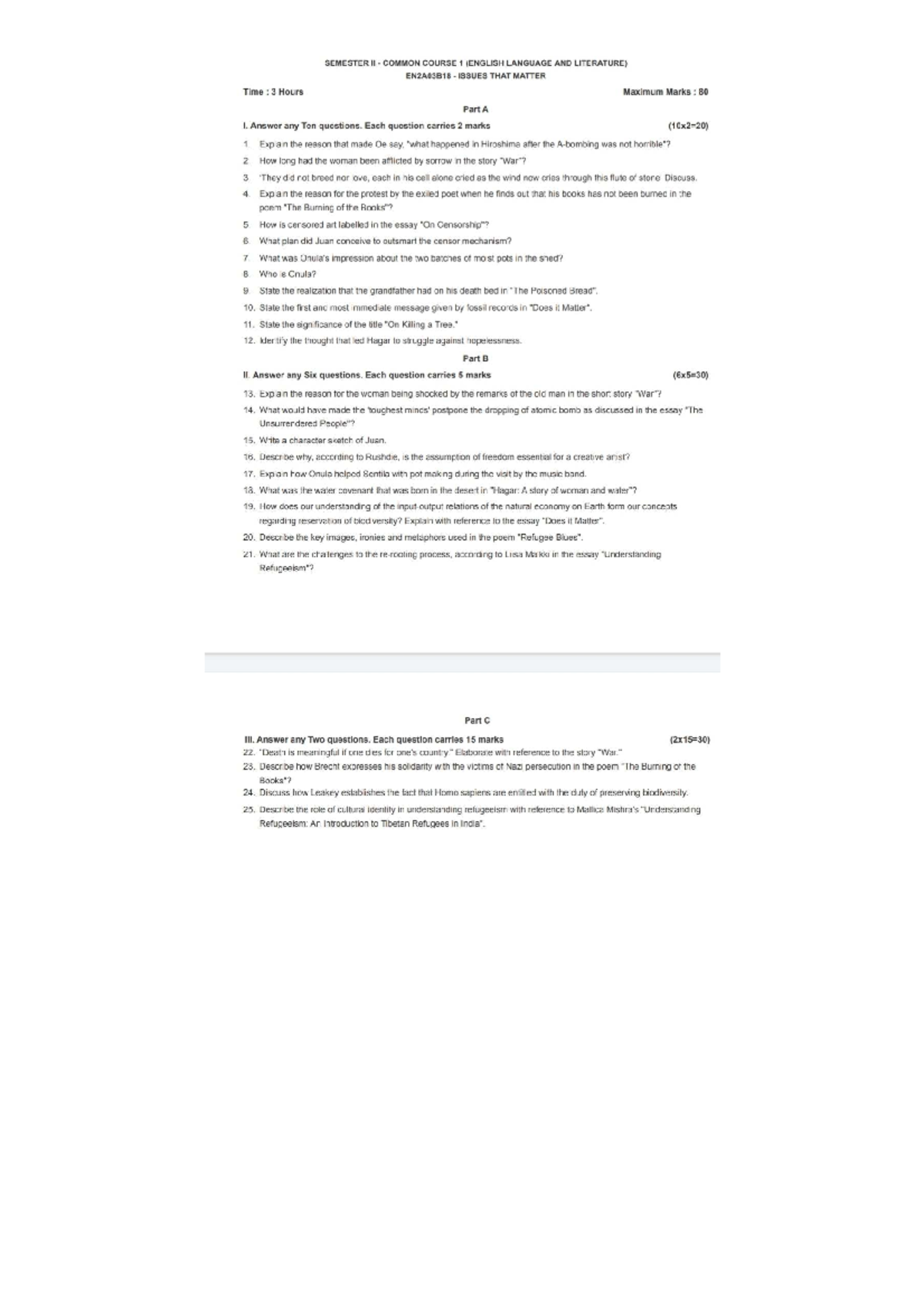 Issues that matter - Issue That Matter - Studocu