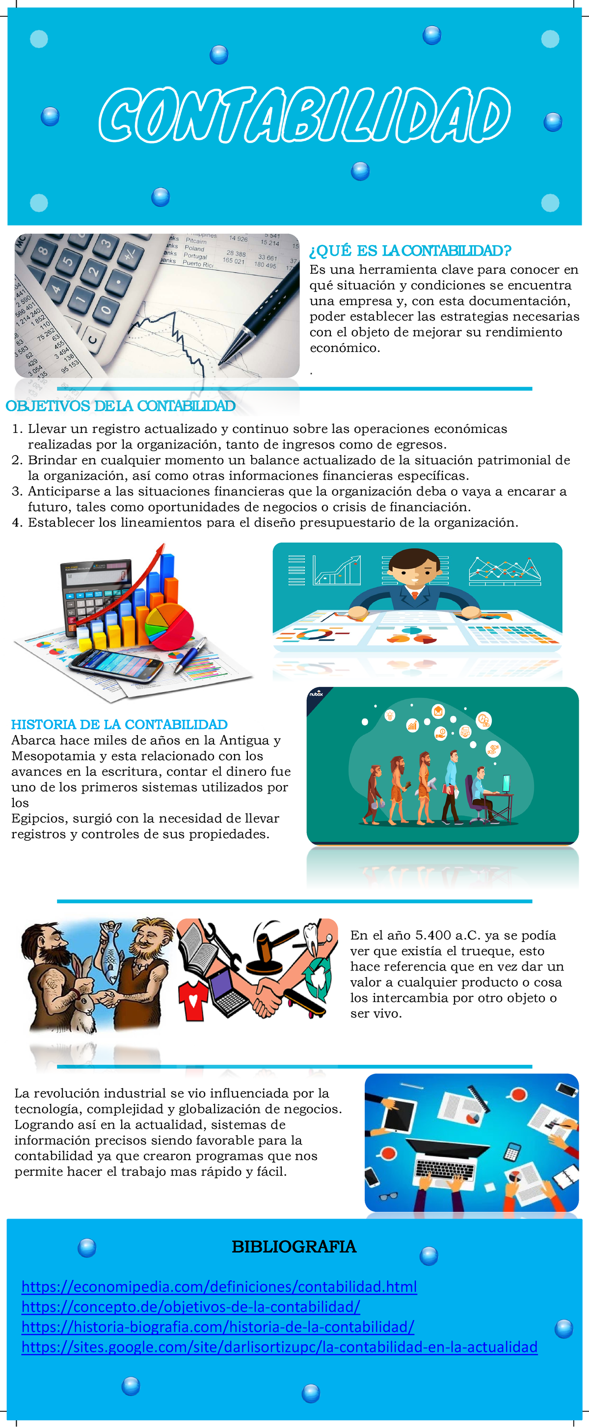 Infografia Contabilidad - ¿QUÉ ES LA CONTABILIDAD? Es una herramienta clave para conocer en qué ...
