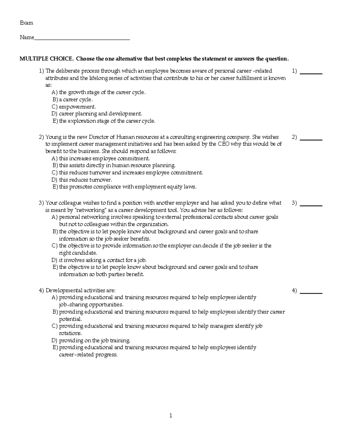9 - Test banks - Exam Name___________________________________ MULTIPLE ...