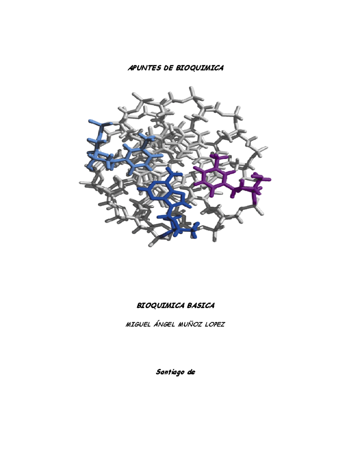 Apuntes DE Bioquimica. Unidad I - APUNTES DE BIOQUIMICA BIOQUIMICA ...