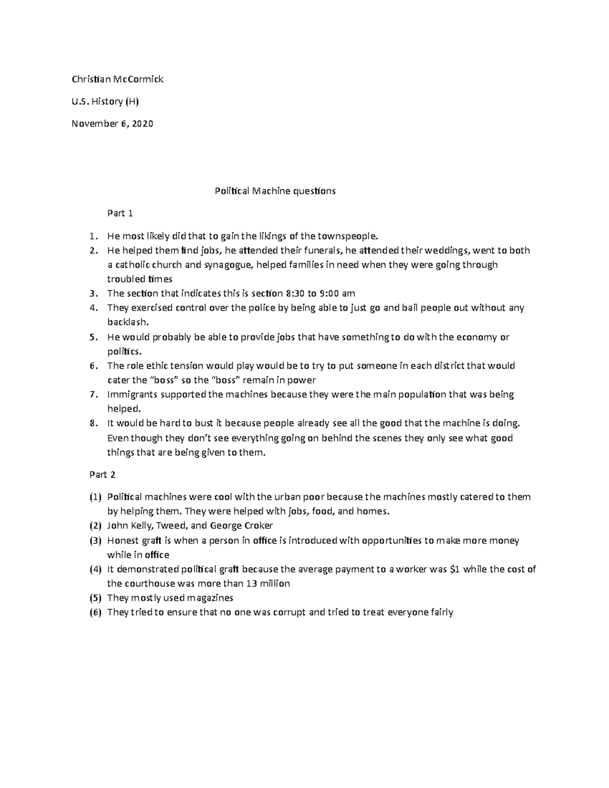 Document 4 - textbook assignment - Christian McCormick U. History (H ...