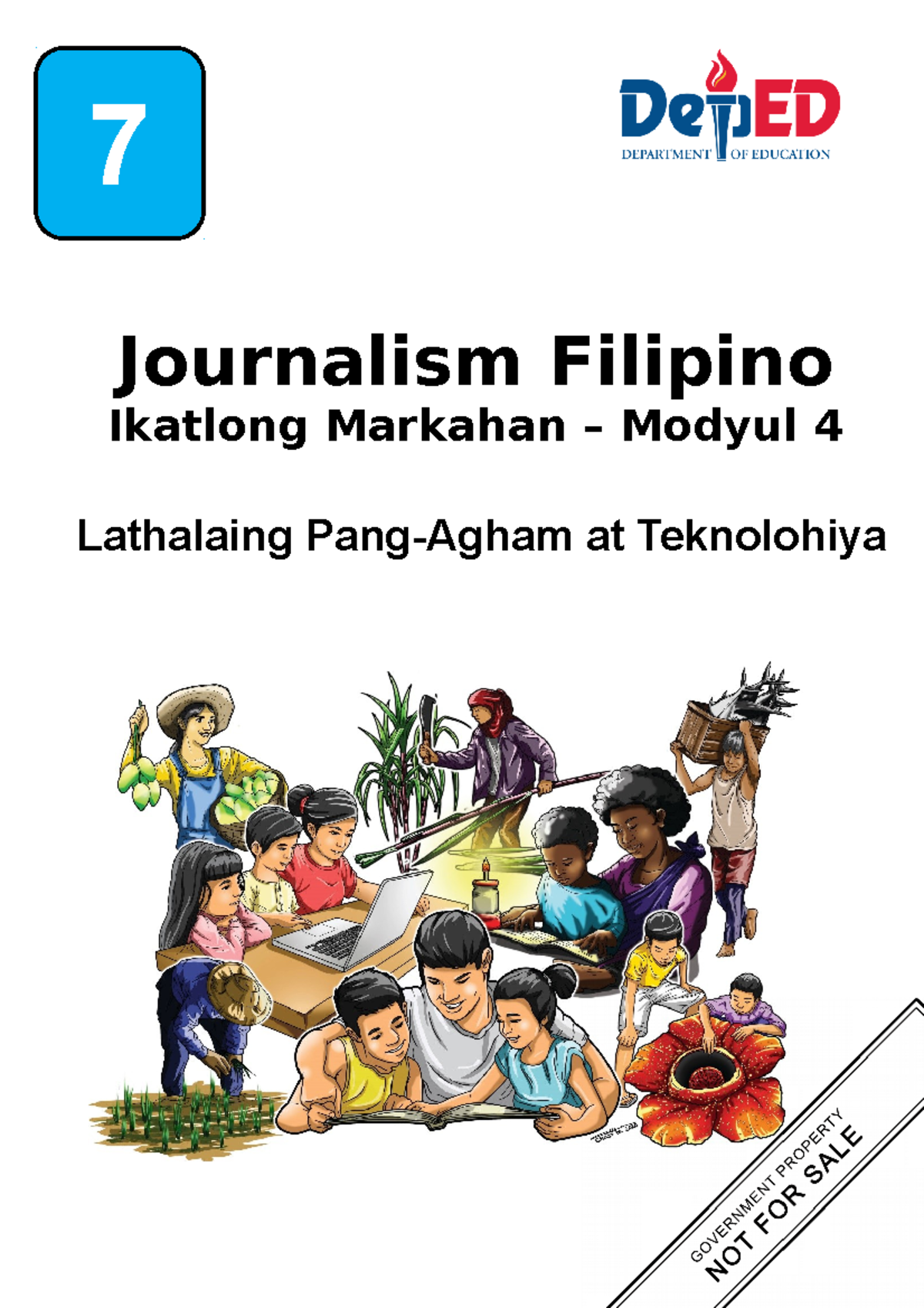 SPJ-Filipino G 7Q3M4 (QA) - Journalism Filipino Ikatlong Markahan – Modyul 4 L Lathalaing Pang ...