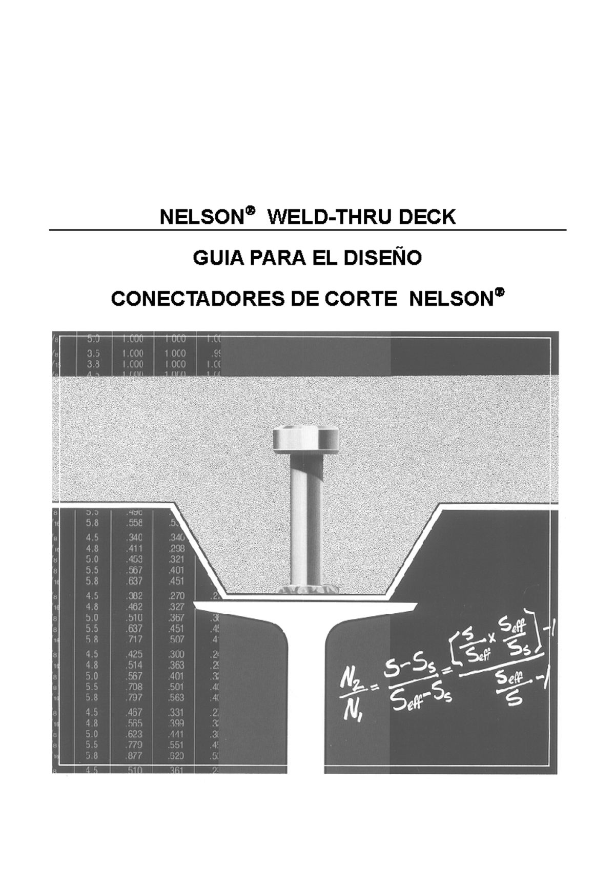 Guia diseno conectores - Página 1 NELSON WELD-THRU DECK GUIA PARA EL ...