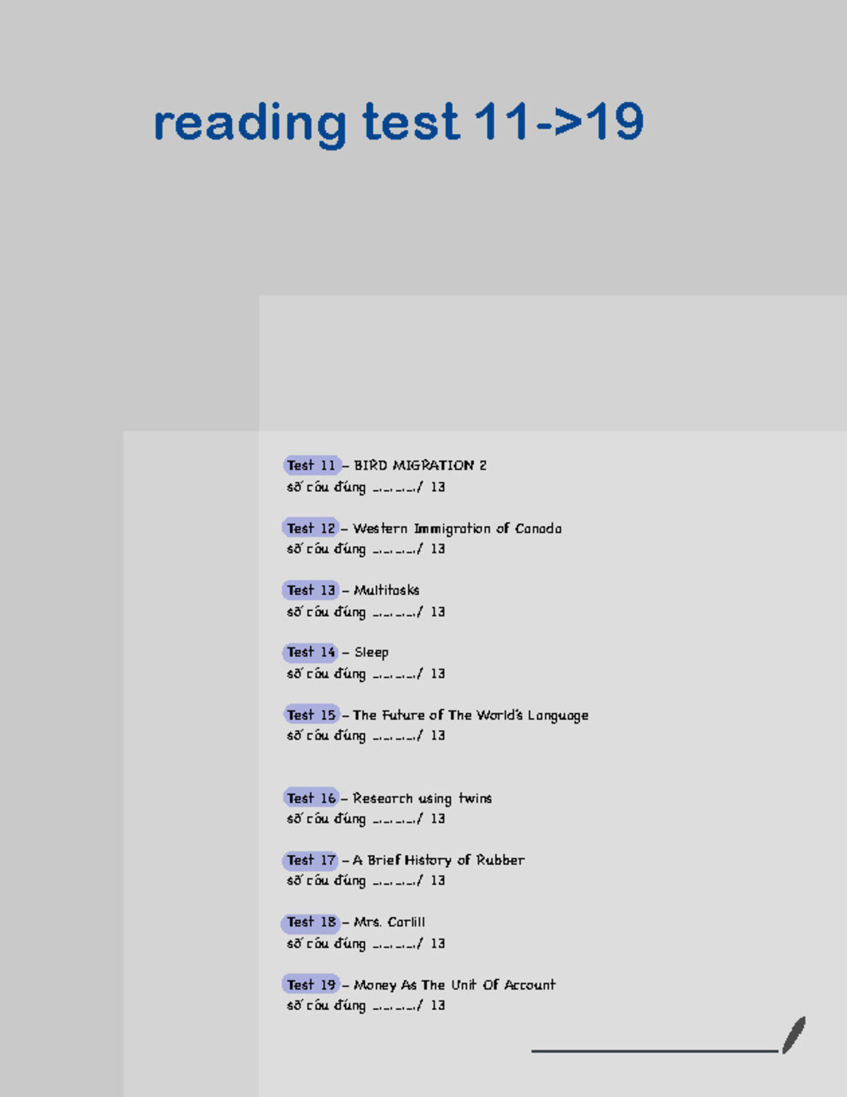 Reading-test-11- 19 - tham khảo - Test 12 - Western Immigration of ...