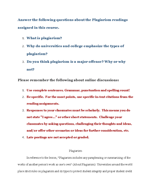 MLA Formatting - Instructions: 1. Choose three of the questions to ...